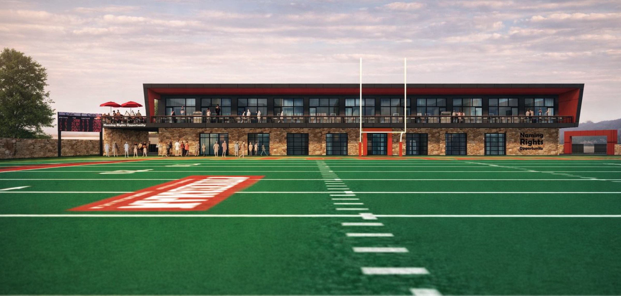 PSU releases plans for end zone facility - The Morning Sun